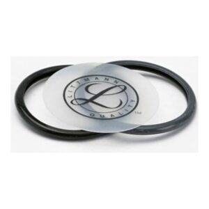 3m health care mmm 40012 littman stethoscope spare parts kit for classic ii pediatric diaphragm assembly, includes black snap-on rim, floating diaphragm, grey snap-on rim (pack of 10)