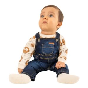 offcorss baby and toddler overall with adjustable straps, for boys and girls