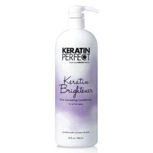 keratin perfect keratin brightener tone correcting conditioner - 32oz