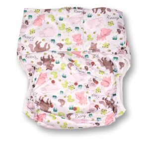 rearz - barnyard - bamboo luxury adult pocket diaper