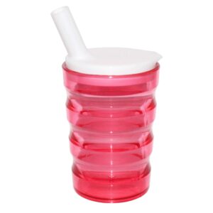 rehabilitation advantage long spout feeding cup red