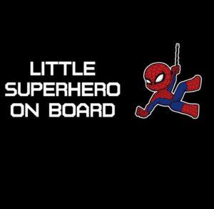 meitinalife little superhero baby on board stickers reflective kids on board car stickers and decals baby in car styling windshield window vinyl stickers for car body door decoration 3.93"x7.8" (11)