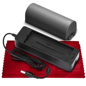 xpix battery and charger kit for canon nb-cp2lh, nb-cp2l, nb-cp1l battery cg-cp200 charger adapter for canon compact photo printers selphy cp800, cp900, cp910, cp1200, cp1300, cp1500