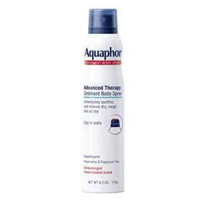 aquaphor healing ointment body spray, moisturizing body spray, 6.2 oz bottle