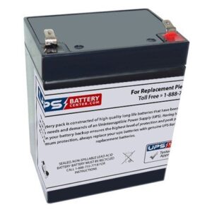 upsbatterycenter 12v 2.9ah f1 compatible replacement battery for consent gs12v2.8ah