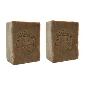 aleppo soap - 2 pack - 8 oz each - laurel oil, virgin olive oil, natural & handmade from origin