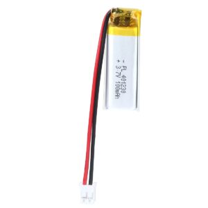 akzytue 3.7v 100mah 401230 lipo battery rechargeable lithium polymer ion battery pack with ph2.0mm jst connector