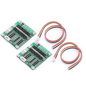 devmo 2pcs 4s 14.8v 30a bms protection pcb cell board li-ion lithium 18650 balance