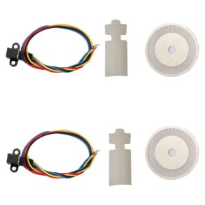 ximimark 2pcs photoelectric speed sensor encoder coded disc code wheel for freescale smart car