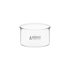 eisco crystallizing dish, 20ml - flat bottom, no spout - borosilicate 3.3 glass - laboratory, kitchen, crafts