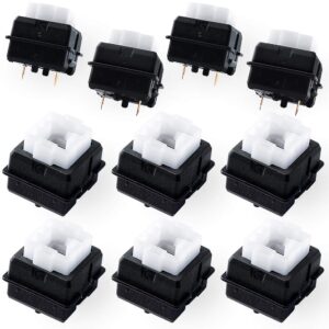 huyun 10x romer g mechanical keyboard switches compatible for logit g310 g810 g910 g613 gpro keyboards (black)