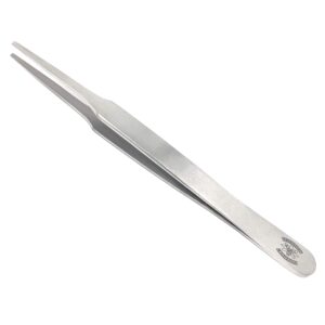 scientific labwares high precision stainless steel lab tweezers/forceps with straight tapered flat point