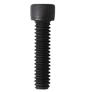 socket head cap screw, 1/4-20 x 1, alloy steel, black oxide, hex socket coarse thread, 1/4 inch hexagonal allen bolt, length: 1 inch, full thread (quantity: 20)