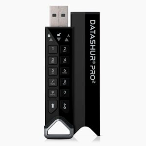 istorage datashur pro2 4 gb | secure flash drive | fips 140-2 level 3 certified | password protected | dust/water-resistant