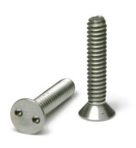 spanner security flat head stainless steel machine screws #6-32 x 1 qty 100