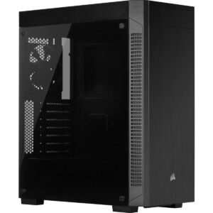 corsair 110r tempered glass mid-tower atx case