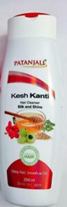 pack of 2 - patanjali kesh kanti hair cleanser silk and shine - 200ml