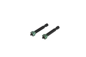 metabo hpt magnetic driver bits, no. 2 square, 2-pack (115004m)