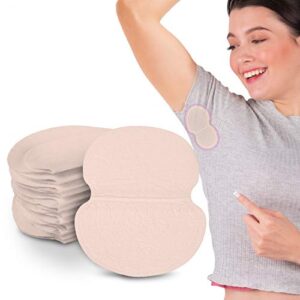 large underarm sweat pads for women - armpit sweat pads for women and men [100 pcs], under arm sweat pad for hyperhidrosis and sweating – dress shields/guards for armpit protection