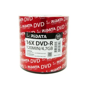 1800 pack ridata dvd-r 16x 4.7gb 120 min silver logo top blank data video media recordable disc