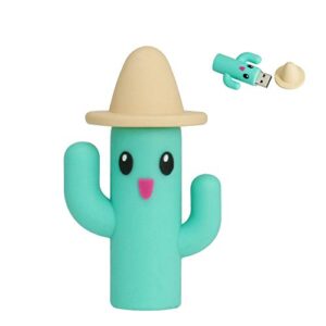 aneew 32gb pendrive cartoon super cute cactus model usb flash drive memory stick storage photo data students gifts (32gb)