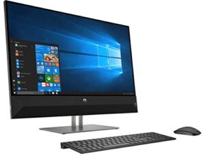 hp pavilion 27 touch desktop 1tb ssd 32gb ram (intel processor with six cores and turbo to 3.30ghz, 32 gb ram, 1 tb ssd, 27-inch fullhd ips touchscreen) pc computer all-in-one