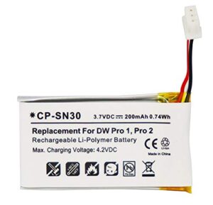 504374 battery replacement for sennheiser officerunner dw office dw pro 1 dw pro 2 sd series wireless headset 504374 batt-03