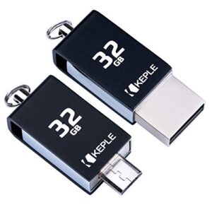 32gb usb stick otg to micro usb 2 in 1 pen flash drive memory stick 2.0 compatible with samsung galaxy tab s, s 8.4, s 10.5, s2 8.0, s2 9.7, a 7.0, a 8.0, a 9.7, a 10.1 | 32 gb thumb drive dual port