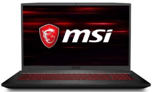 msi gf75 thin 9sc-278 17.3" 120hz fhd gaming laptop, intel core i7-9750h, nvidia gtx 1650, 16gb, 512gb nvme ssd, win10