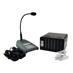 rdm performance series d2400 wired intercom system, 8 stations, with 1 channel and 2 i/o cards, vox