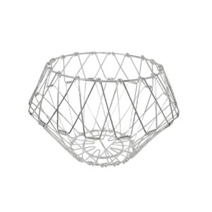 decorative flexible wire folding fruit basket by trademark innovations