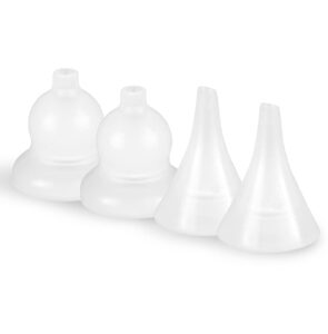 baby nasal aspirator replacement tips - 2 sets/4 pieces reusable tips compatible with watolt / grownsy / littletora / heyvalue / x-bosak / cocobela / teqin