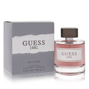 guess 1981 eau de toilette cologne spray for men, 3.4 fl. oz.