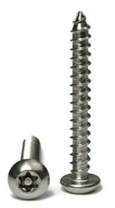 star drive button head security sheet metal screws #14 x 3 qty 25