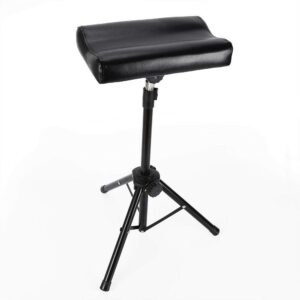 botaidahong tattoo armrest arm bar leg rest stand sponge pad tripod stand height adjustable studio chair sponge pad tool 65-125cm for studio salon tattoo