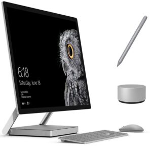 microsoft surface studio all-in-one 28" 4500x3000 i5 8gb ram 1tb hdd aio pc gtx 965m, pen, keyboard, mouse, win 10 pro (renewed)