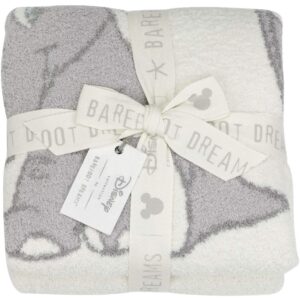 barefoot dreams cozychic disney dumbo stroller blanket, comfortable baby blanket, oyster multi, 30 inches x 40 inches