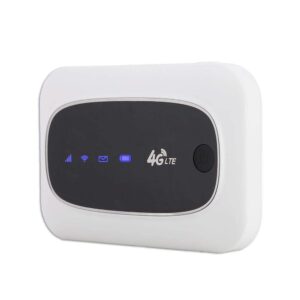 4g lte mobile wifi modem mini wireless mobile router portable pocket wifi router hotspot for indoor/outdoor, travel partner modem wifi gaming router(white)