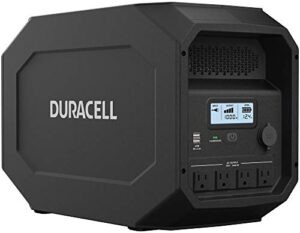 duracell power source electric generator, solar capable, gasless, quiet, 1440w output power inverter, high capacity power bank