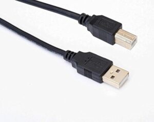 omnihil 8 feet long high speed usb 2.0 cable compatible with brother printer hl-6180dw/brother hl-l2370dw/brother hl-l6250dw/brother mfc-7240/ brother ql-810w