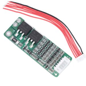 anmbest 5s 18v 21v 15a 18650 charger pcb bms protection board, li-ion lithium battery charger lipo cell module with 6-core wire