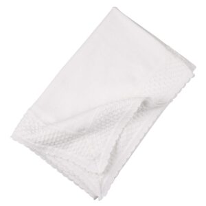 feltman brothers white special occasion knit blanket