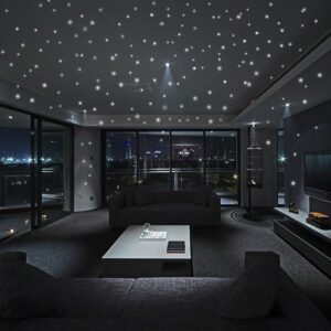 akomatial glow in the dark stars for ceiling or wall stickers luminous dots decals galaxy glow star set for kids bedroom decoration 104pcs