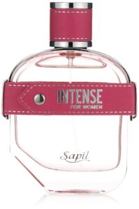 sapil intense perfume for women – long lasting dubai perfume for women – fruity floral edp 3.4 oz (100 ml) – ideal everyday scent – arabic cologne for women