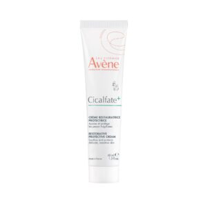 avene cicalfate+ restorative protective cream, postbiotic skincare for sensitive skin, helps restore skin barrier, face and body, safe for infants, children and adults, 1.3 fl oz