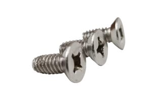 hinge outlet stainless steel machine screws for door hinges, 10-24 thread x 1/2" length - highly rust resistant - 24 pack