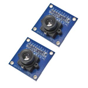 comimark 2pcs vga ov7670 cmos camera module lens cmos 640x480 sccb i2c interface for arduino