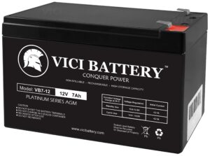 leoch battery djw12-7.2 replacement by vici battery brand