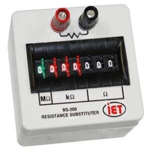 iet rs-200 resistance substitution decade box 1% accuracy