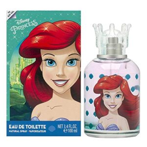 disney princess ariel eau de toilette spray for girl 3.4 ounce